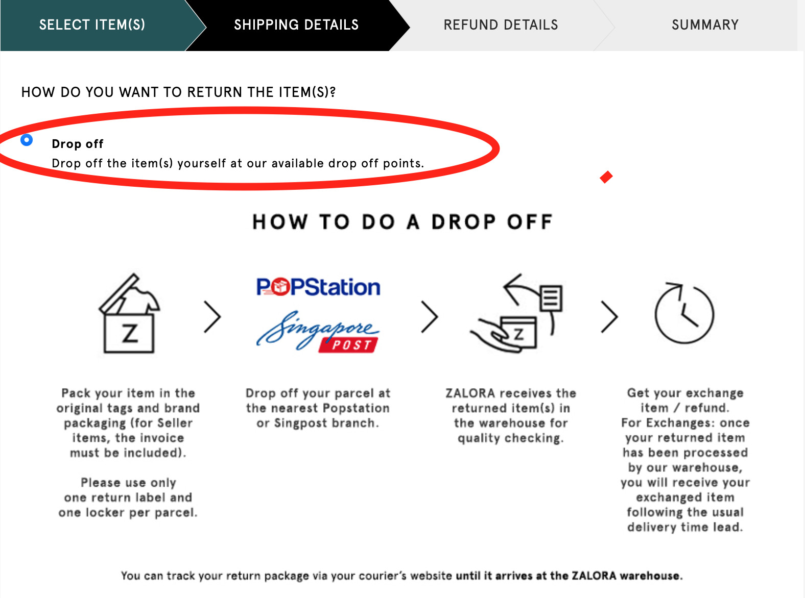 POPStationで返品が超簡単！ECサイト・ザローラ(ZALORA)でストレス ゼロで洋服を買う裏技 | 現地採用30代女ナナコの ...